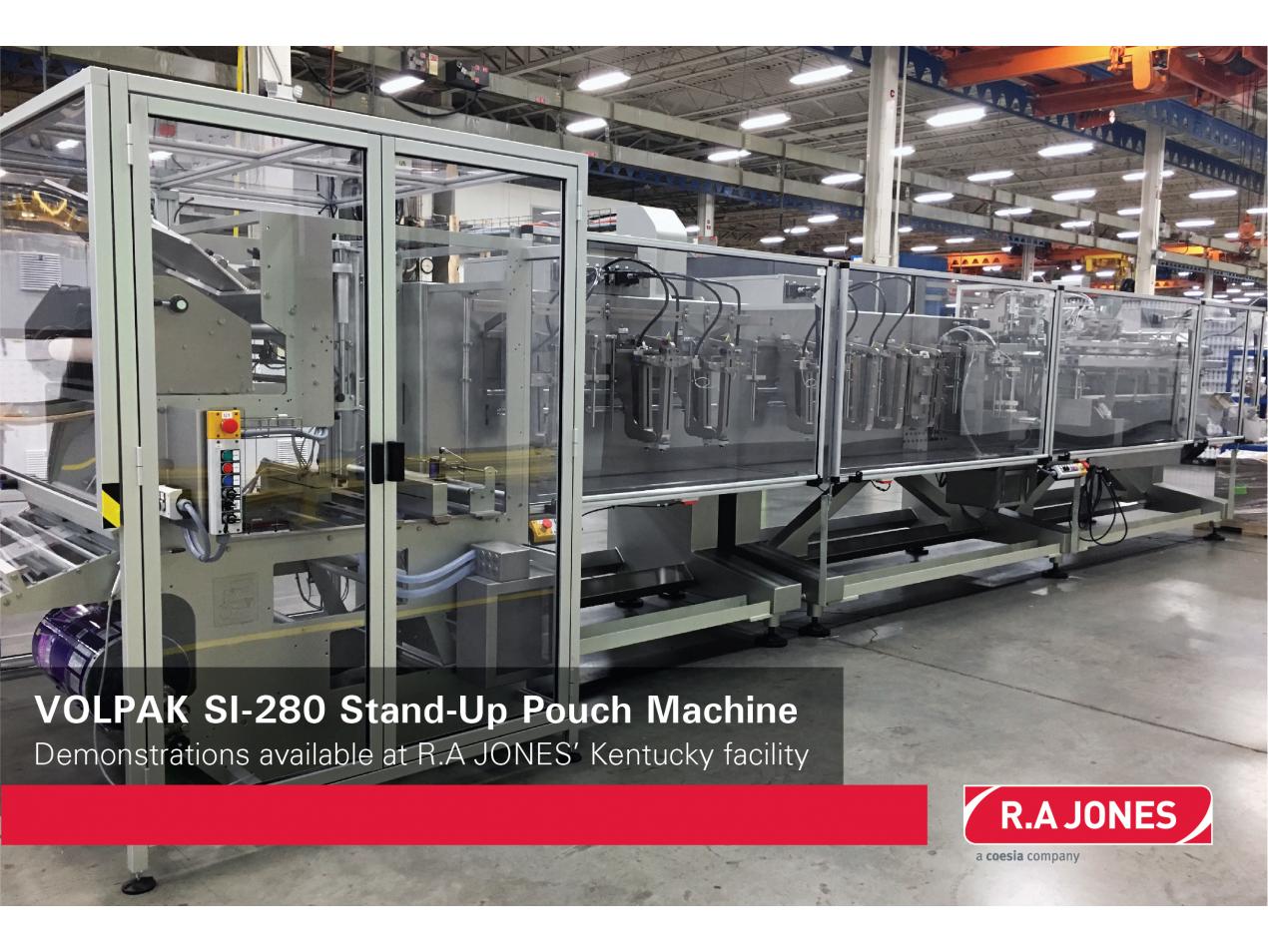 R.A JONES TO SELL, SUPPORT, AND SERVICE VOLPAK MACHINES FOR THE US ...